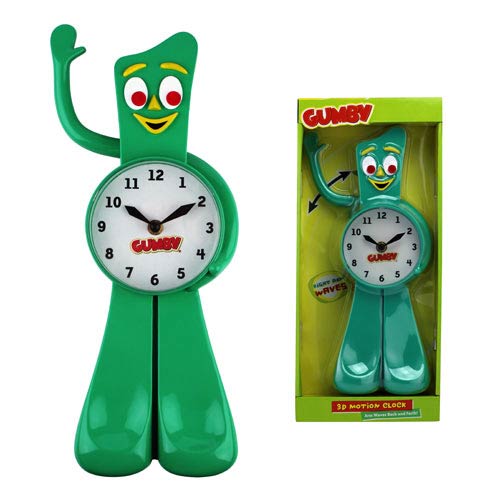 Gumby 13-inch Motion Clock | Chatpedia