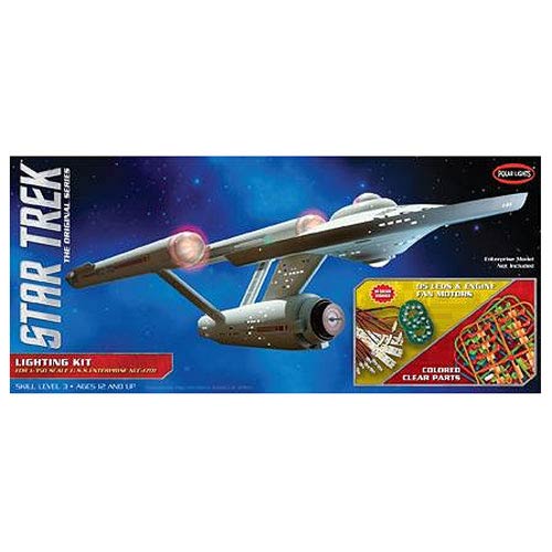 Star Trek Tos Enterprise Ncc-1701 1:350 Light Model Kit | Wikizio