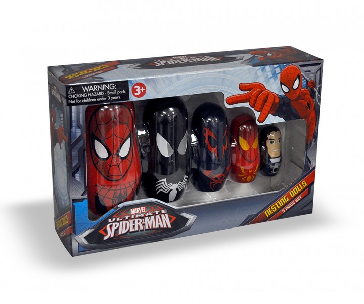 Pick Your Favorite Costume with Spider-Man Nesting Dolls