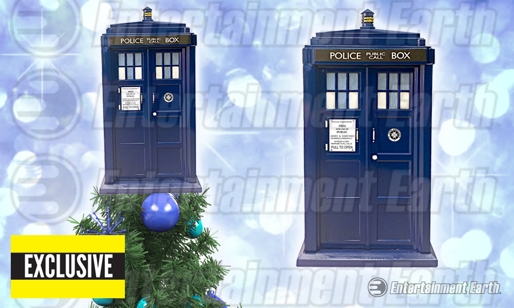Celebrate the Holidays in Whovian Style with Exclusive TARDIS Tree Topper